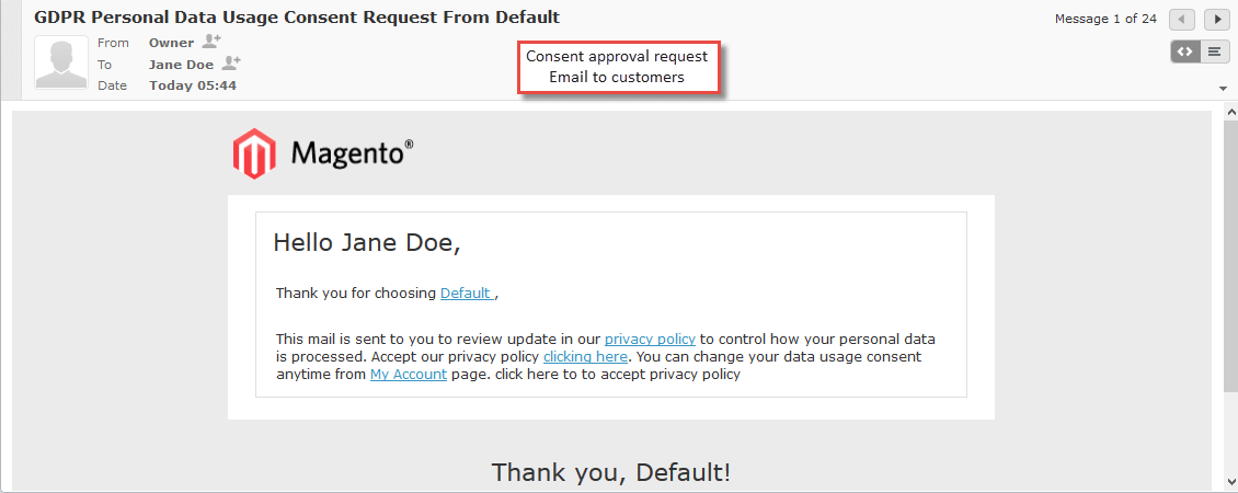 Magento GDPR - EU's GDPR Compliance Extension for Magento
