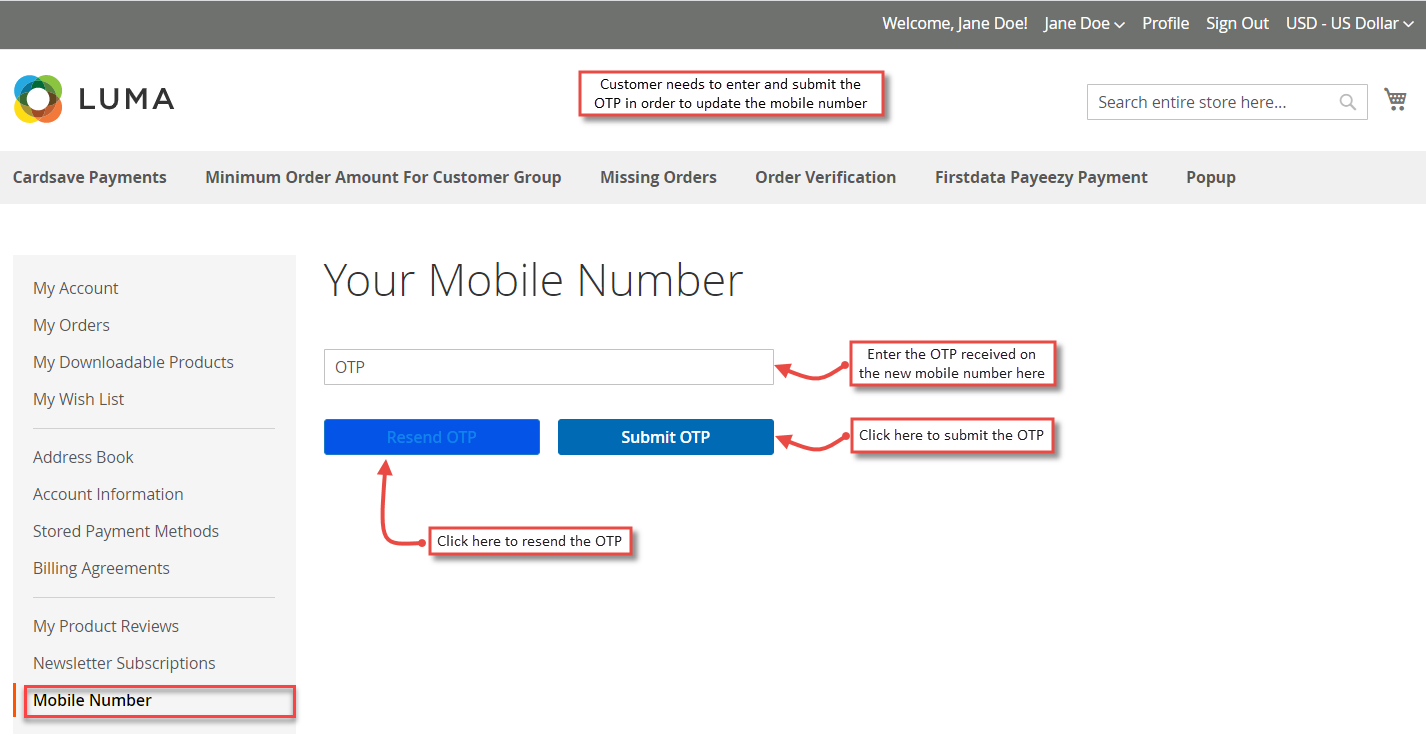 Magento 2 Order Verification - Restrict Magento 2 Orders via OTP