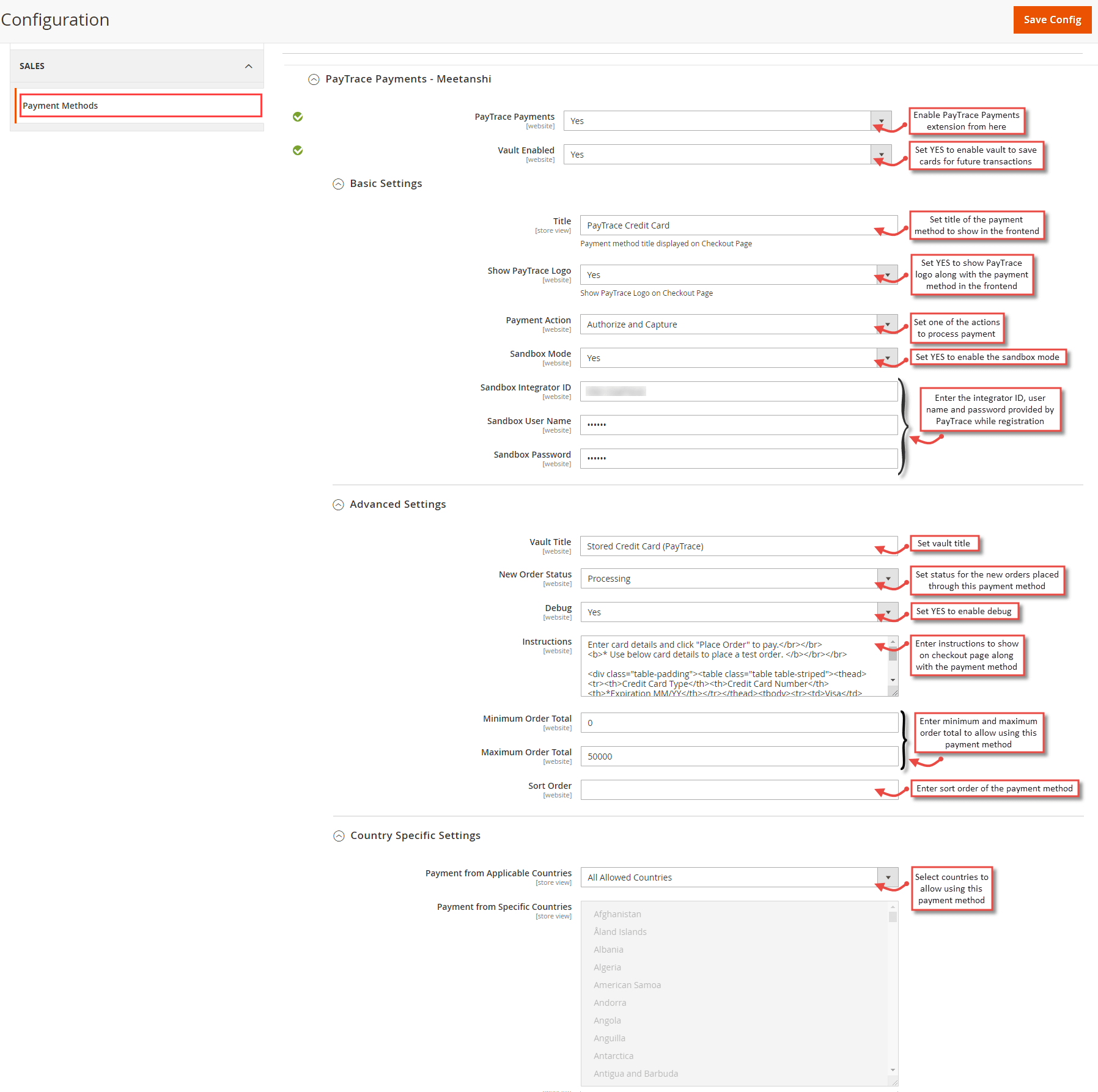 Magento 2 PayTrace Payment Gateway - PayTrace API Integration