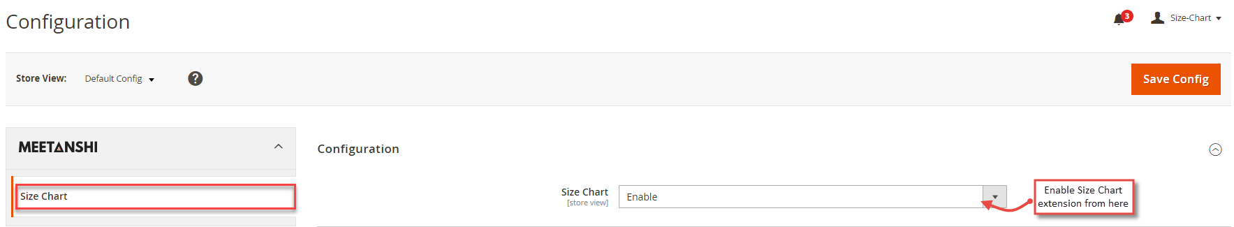 Magento 2 Size Chart Extension
