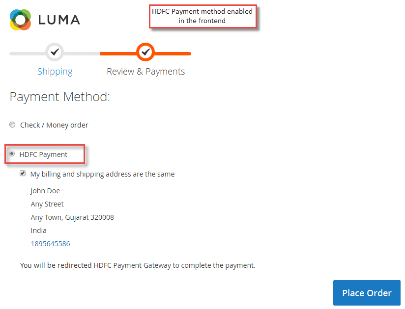 Magento 2 Hdfc Payment Gateway Hdfc Integration For Magento 2