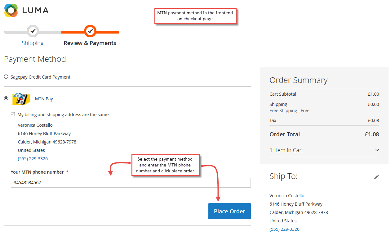 Magento 2 MTN Pay - Africa's MTN Gateway Integration in Magento 2