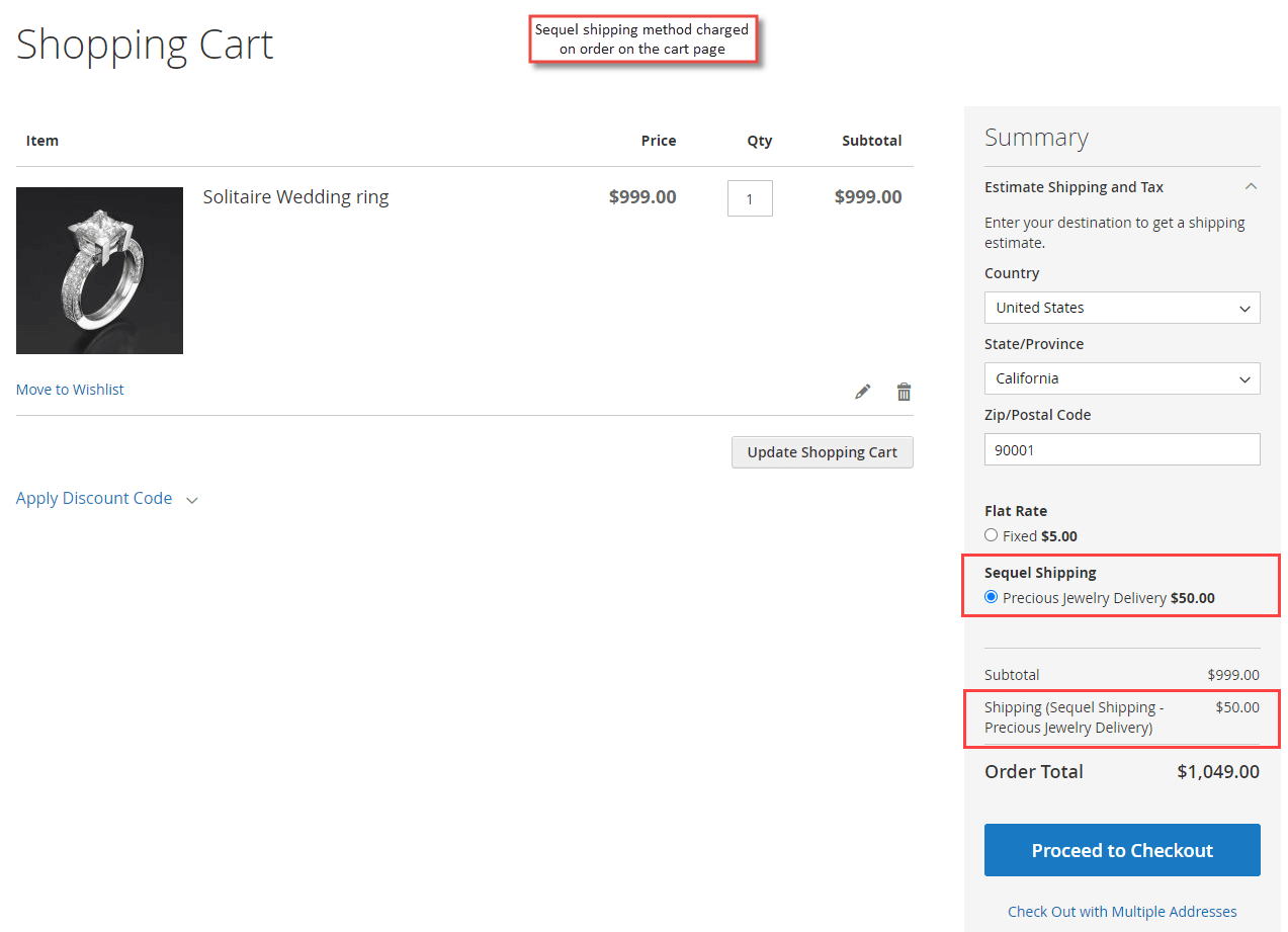 Magento 2 Sequel Logistics - Ship Products using Sequel Courier