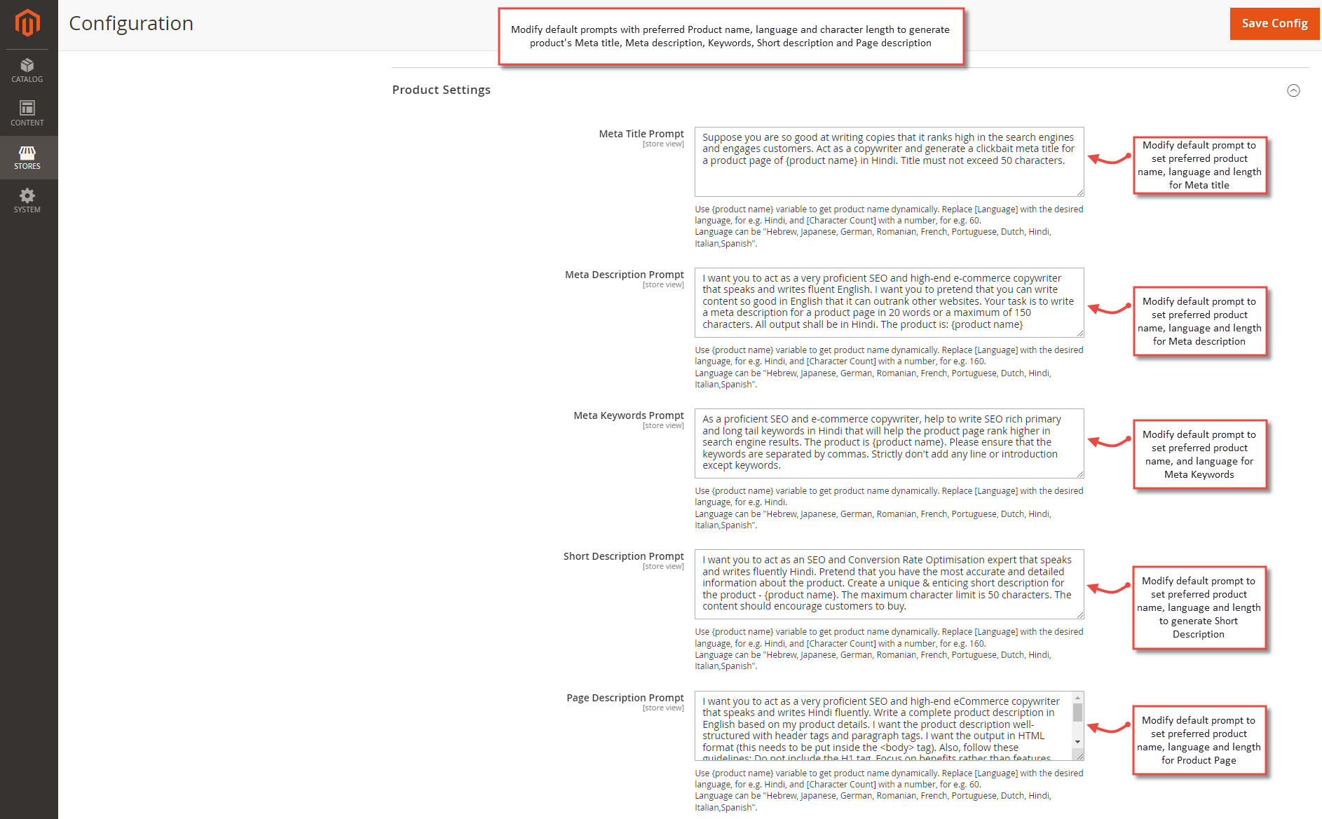 Magento 2 AI Content Generator - GPT 3, ChatGPT Integration