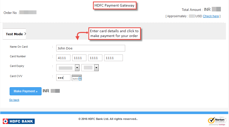 Magento 2 Hdfc Payment Gateway Hdfc Integration For Magento 2 
