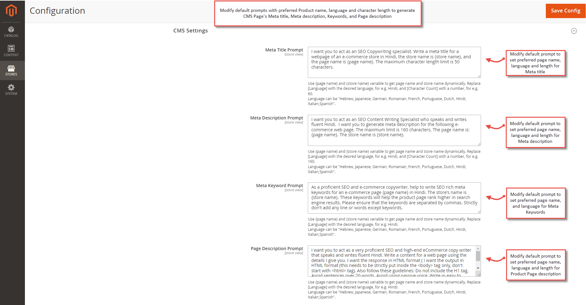Magento 2 AI Content Generator - GPT 3, ChatGPT Integration