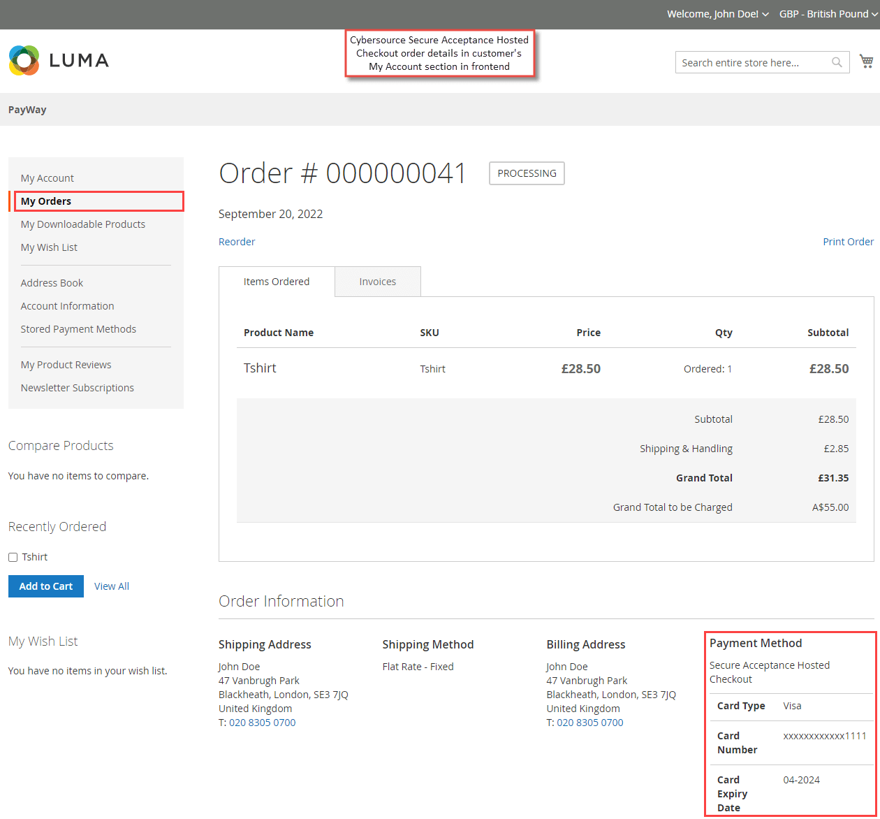 Magento 2 Cybersource Secure Acceptance Hosted Checkout Extension