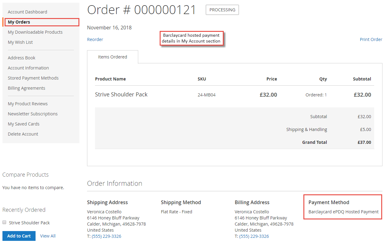 Magento 2 Barclaycard Payments Extension