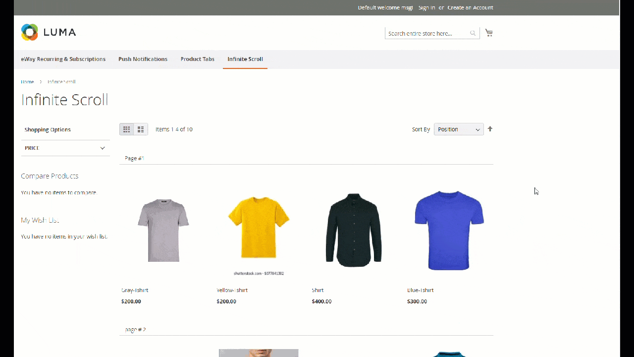 Magento 2 Infinite Scroll Extension | Ajax Infinite Scroll