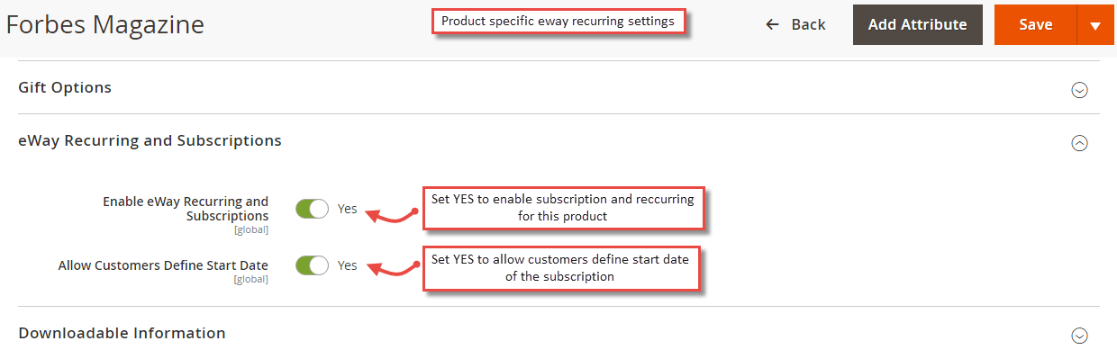 Magento 2 eWay Recurring & Subscription Payment Extension